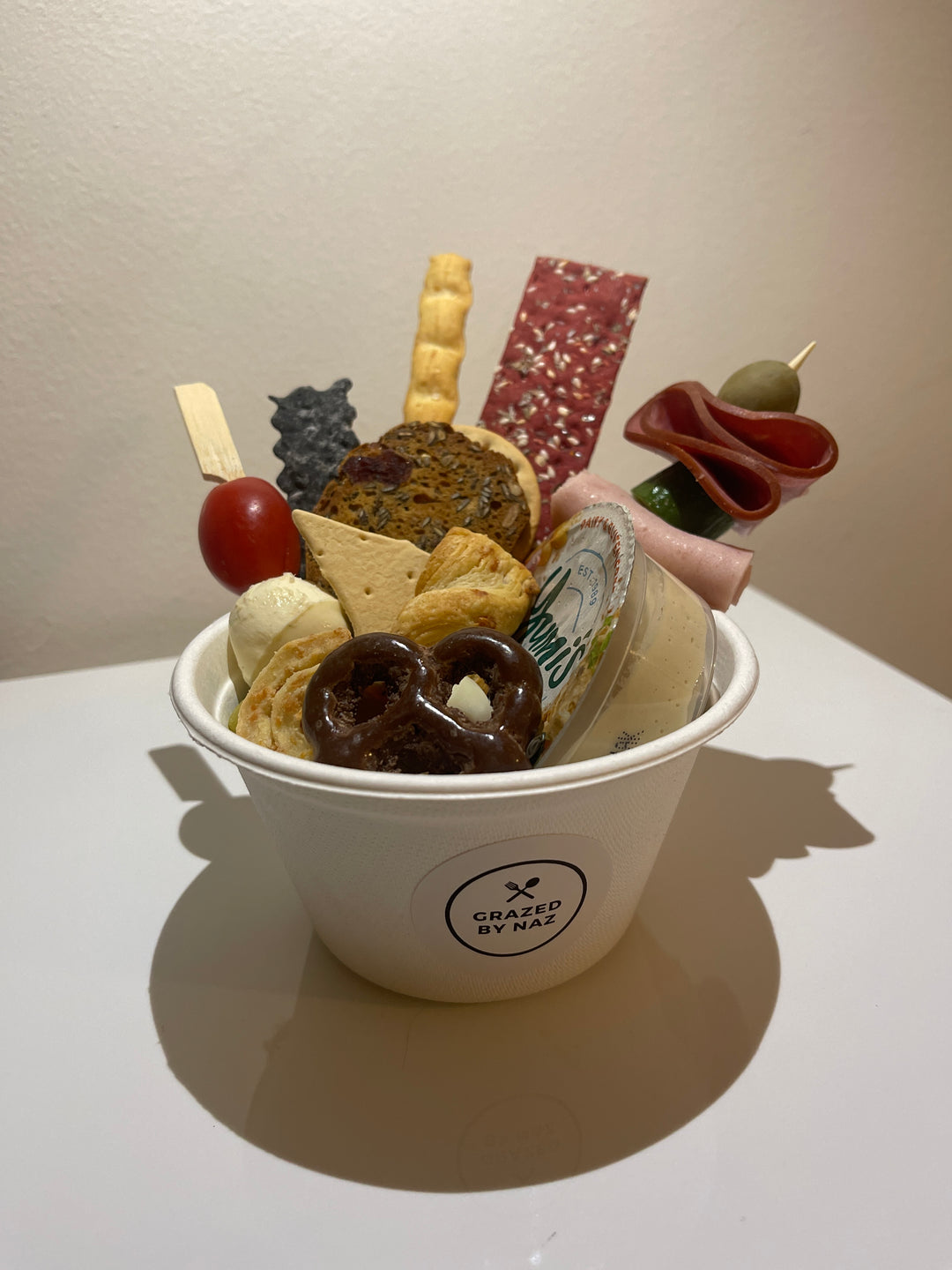 Charcuterie cups dozen – Grazed by Naz