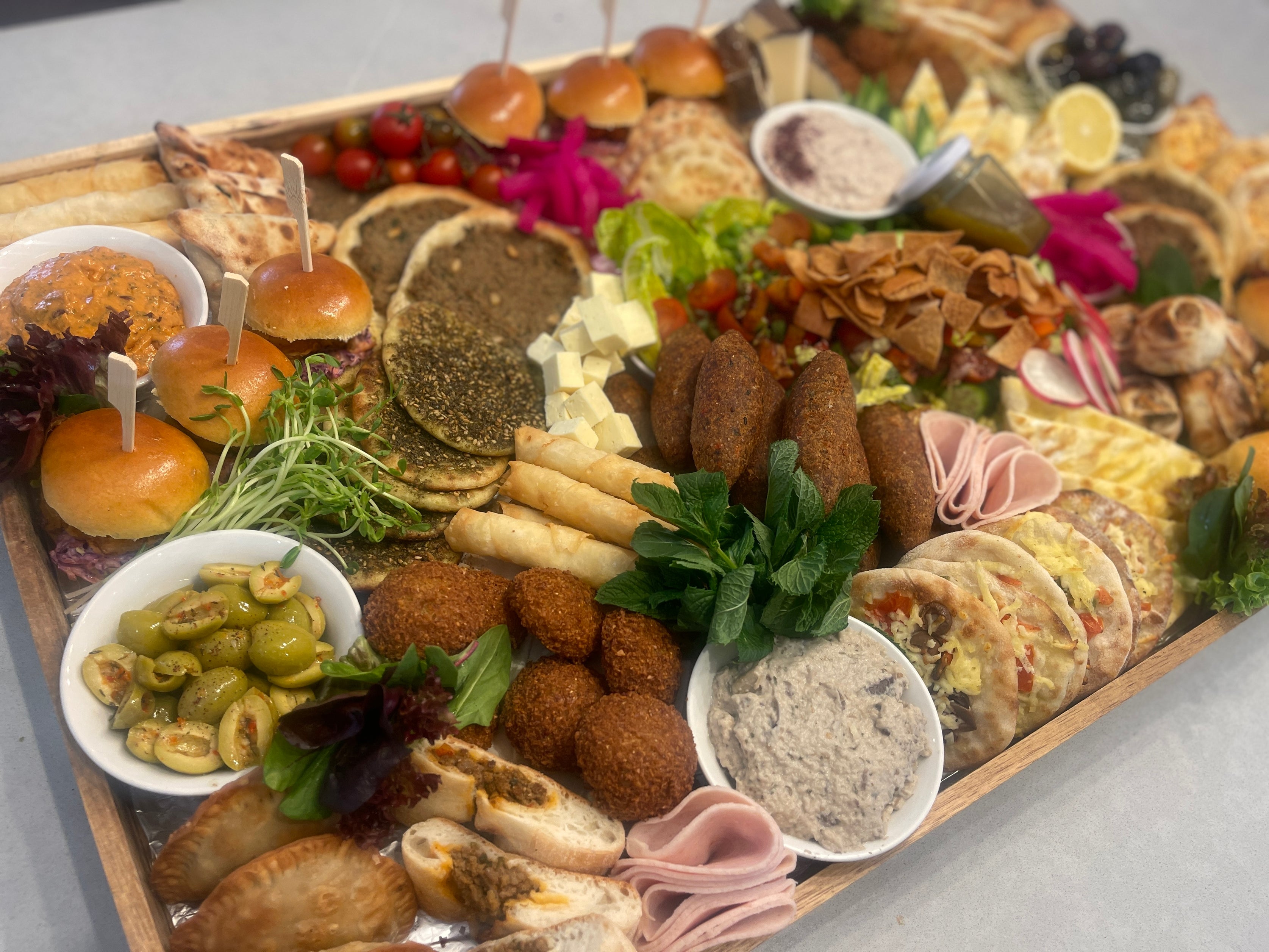 Finger Food Grazing Board – Grazed by Naz